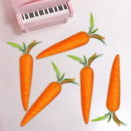 Tainini 4Pcs Easter Artificial Carrot Vegetables,2.36in Fall Harvest ...