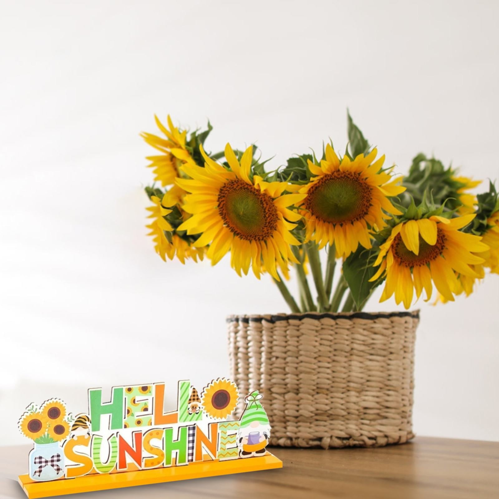Clearance! Shishian Table Decor The Package Comes With 6Pcs Wooden ...