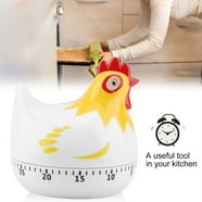Manual Wind-up Mini Kitchen Timer: 60-Minute Stopwatch, Baking and ...