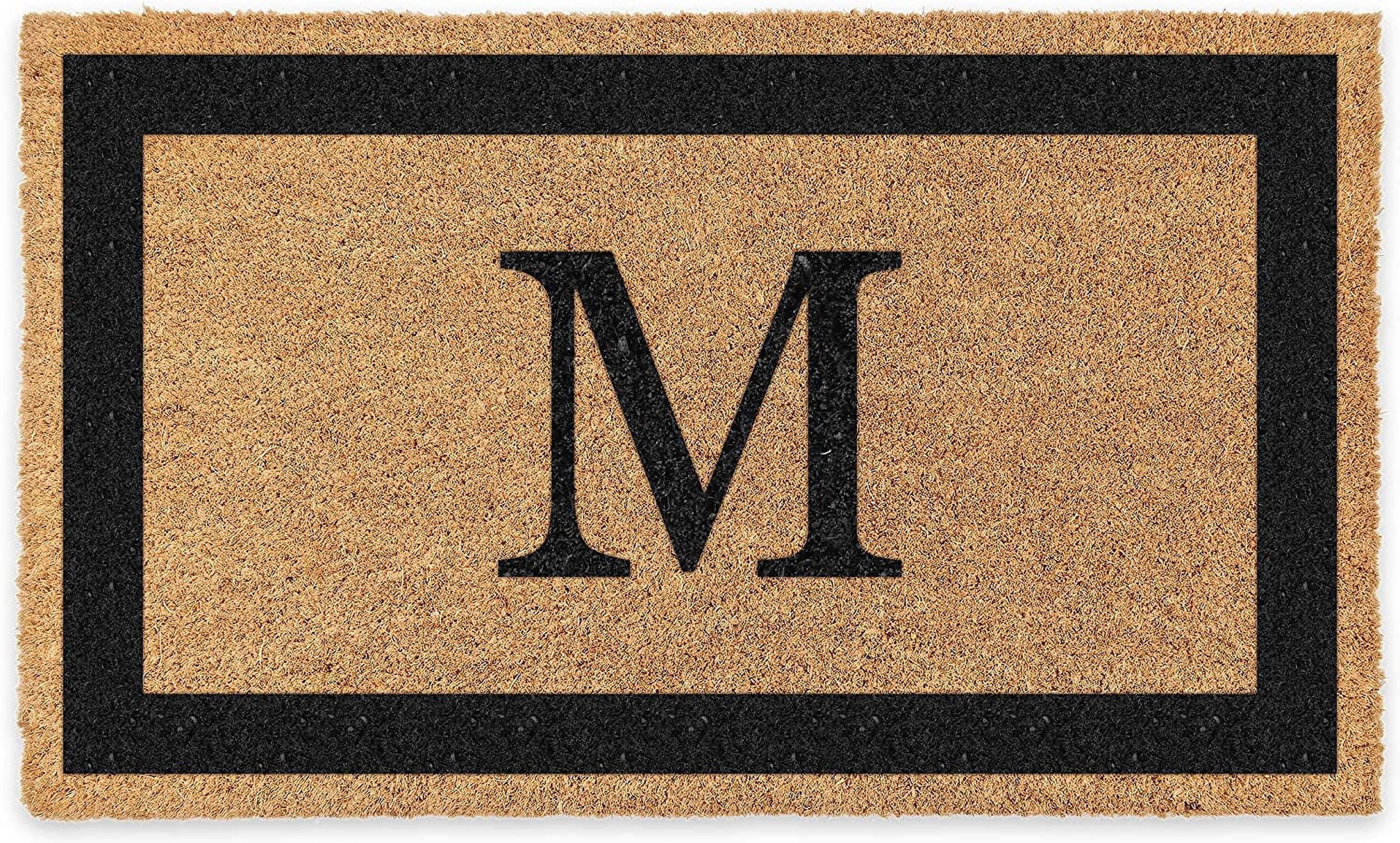 Clearance!Shpwfbe Home Decor,Outdoor Rug,Letter M with Black Box ...