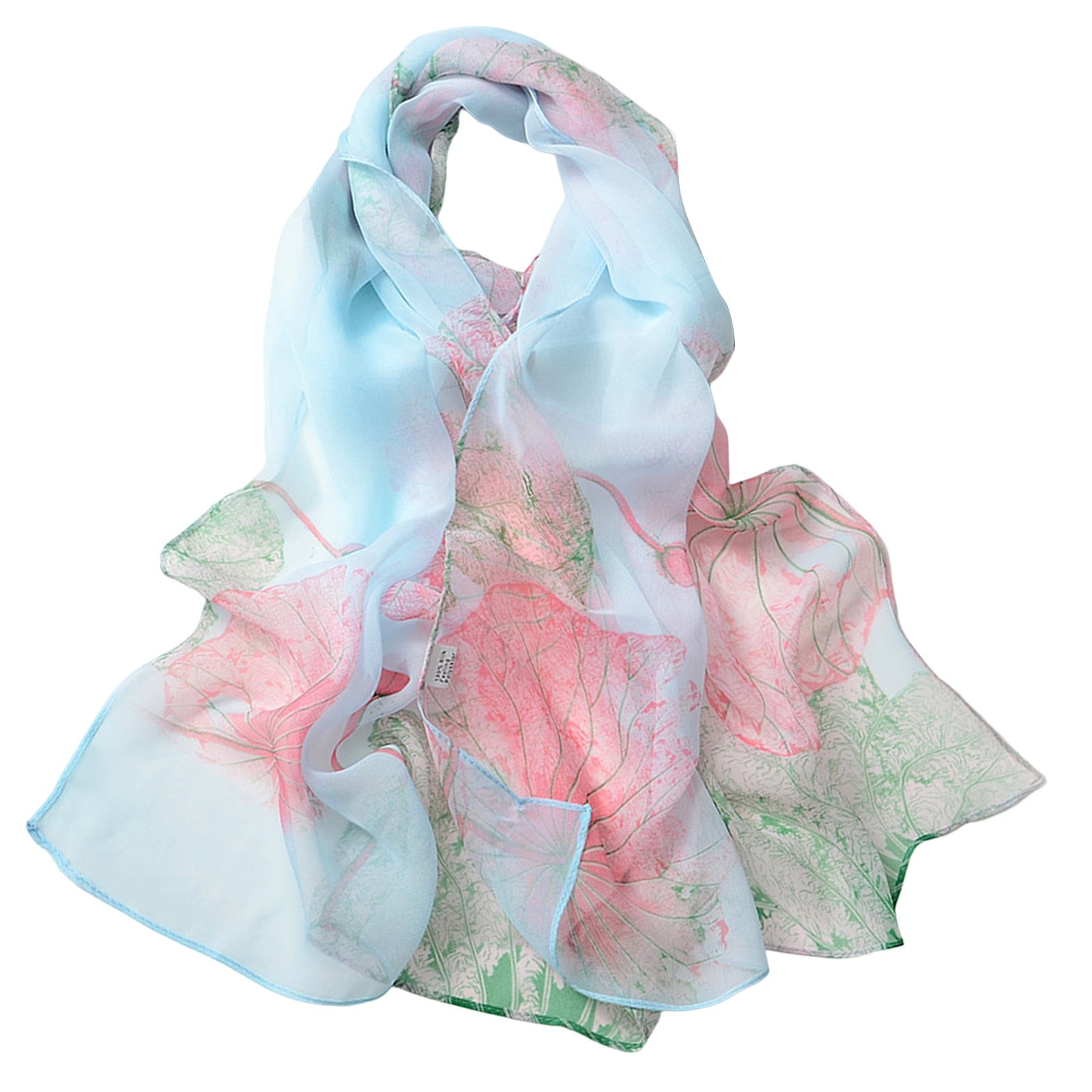 Clearance Silk Scarves Scarfs for Women Lightweight Print Floral ...