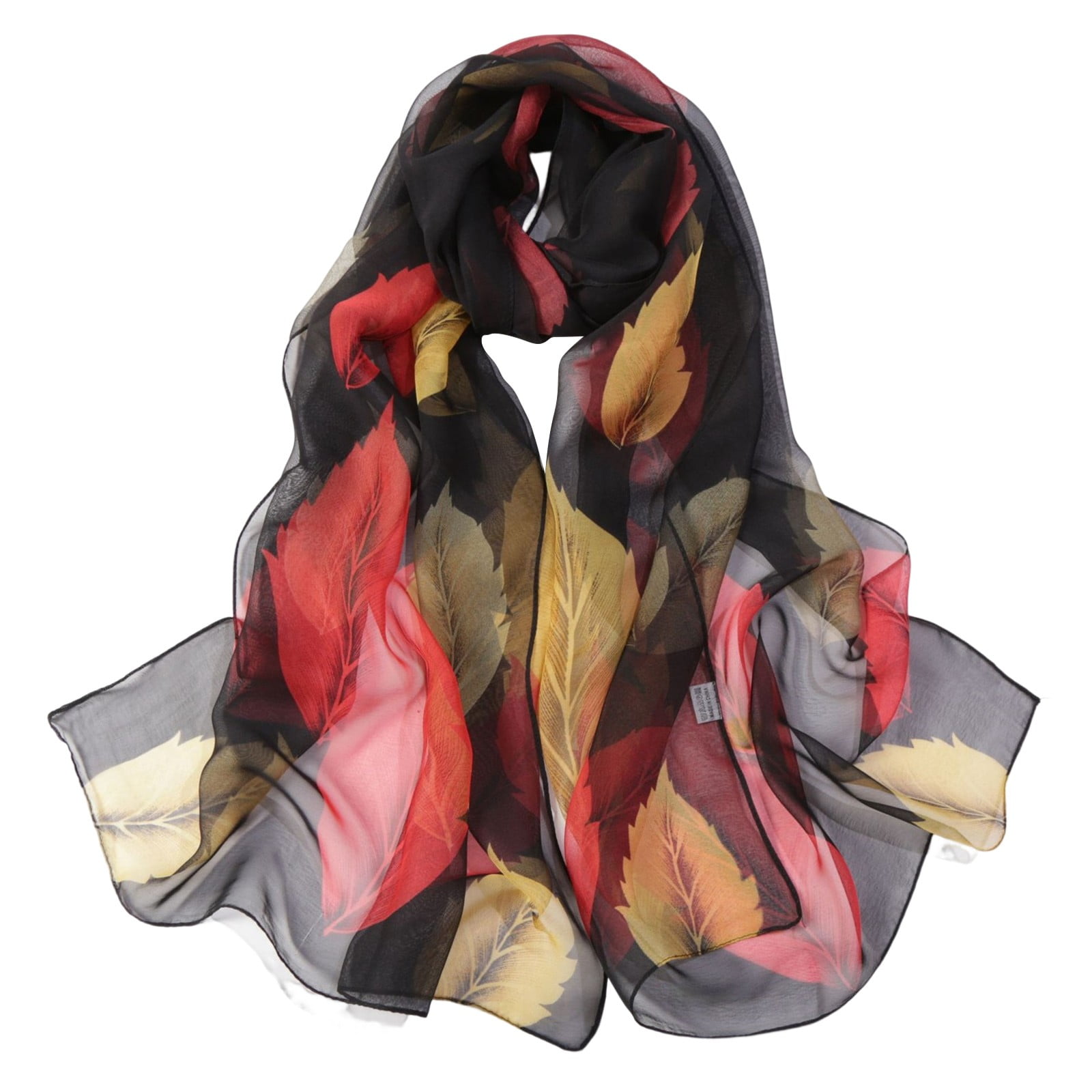 Clearance Silk Scarves Scarfs for Women Lightweight Print Floral ...