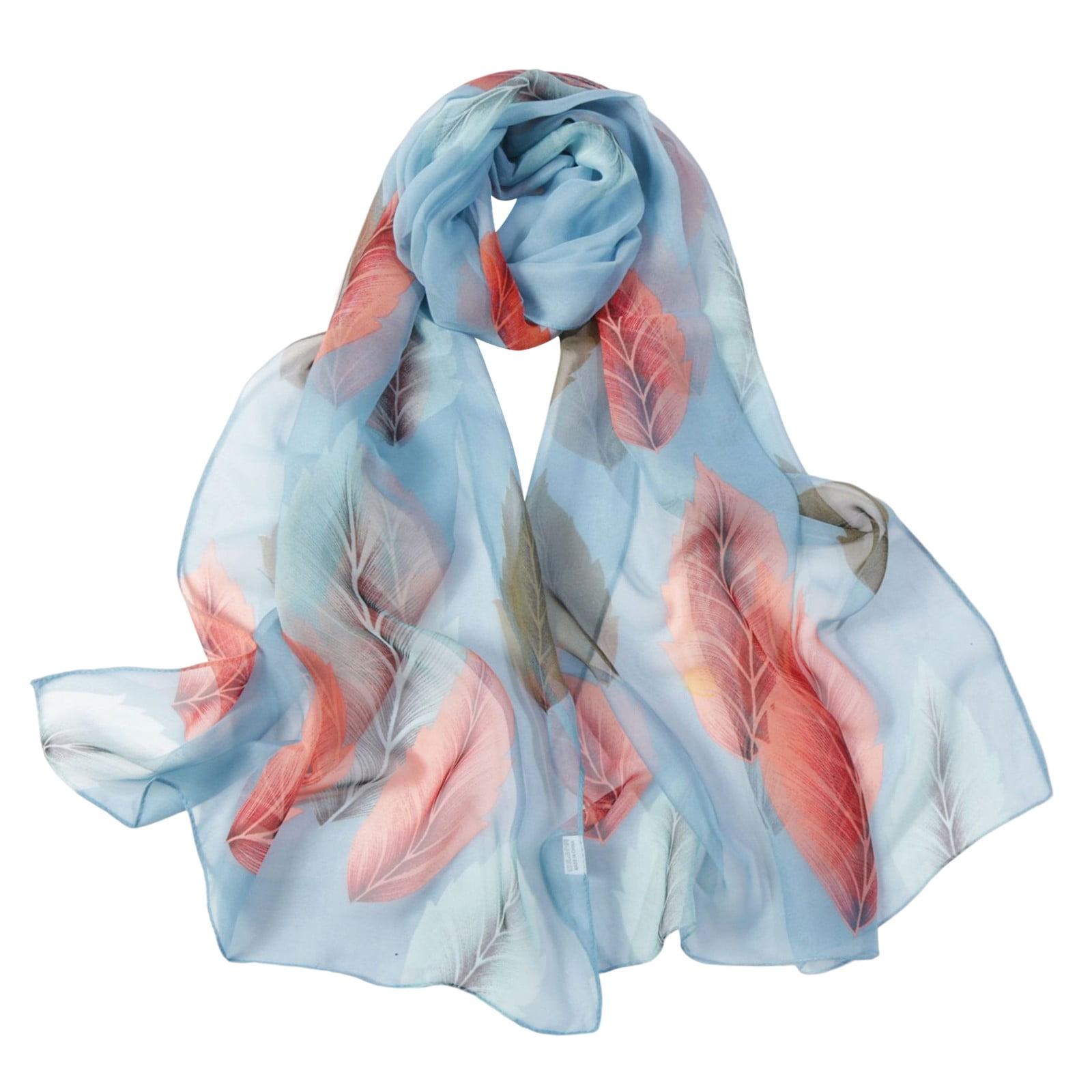 Clearance Silk Scarves Scarfs for Women Lightweight Print Floral ...