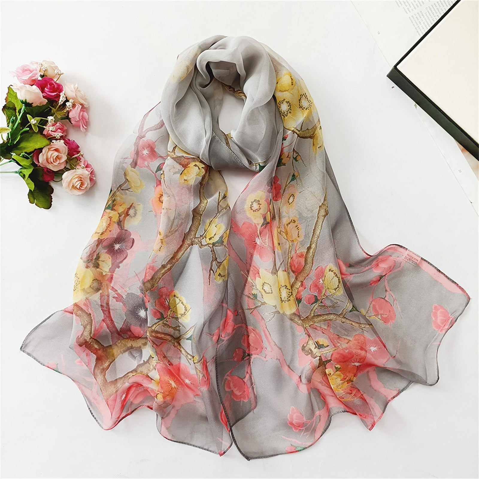 Customer reviews for Clearance Silk Scarves Scarfs for Women ...
