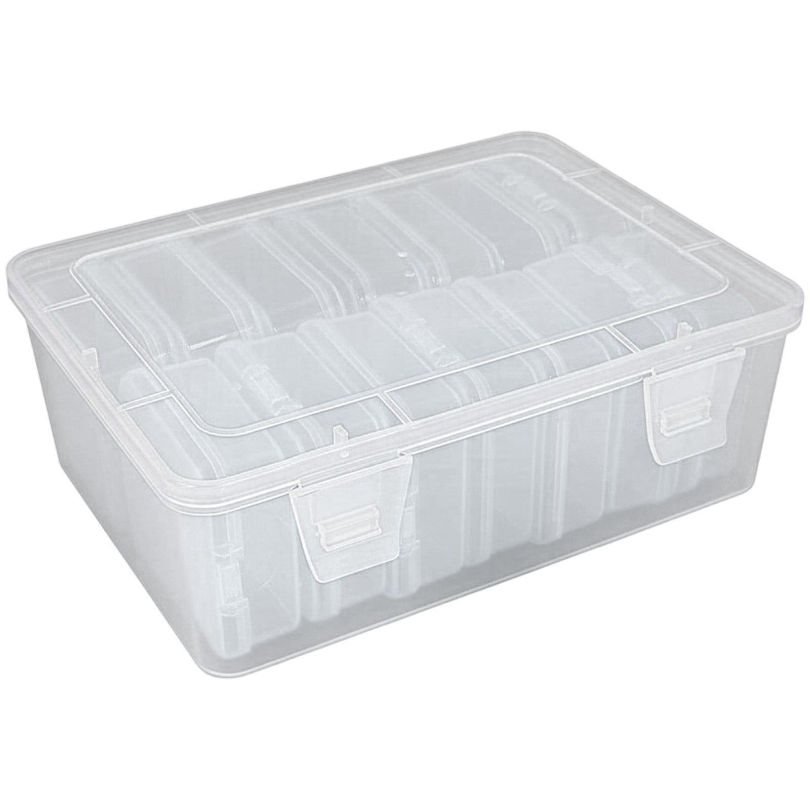 Clearance! Small Bead Organizer, Plastic Storage Case With Hinged Lid ...