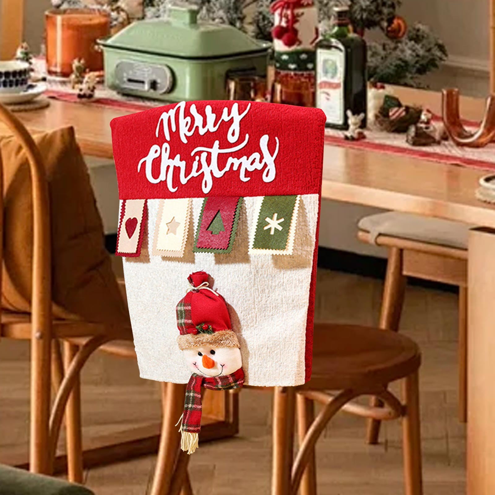 Clearance Sofa protective cover under $5,Christmas Chair Santa Red Hat ...