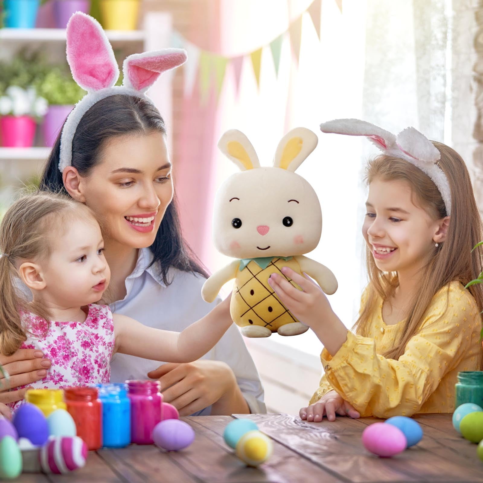 Clearance Soft Fruit Rabbits Toy Pineapple Rabbits Toy Stuffed Toy ...