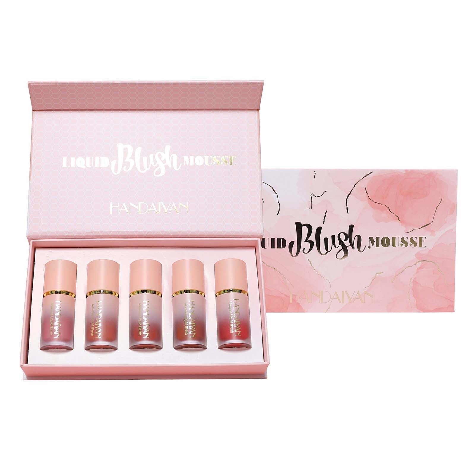 Clearance! Soft Liquid Blush Set Weightless Long-lasting Liquid Blush Blends Effortlessly 6 ...