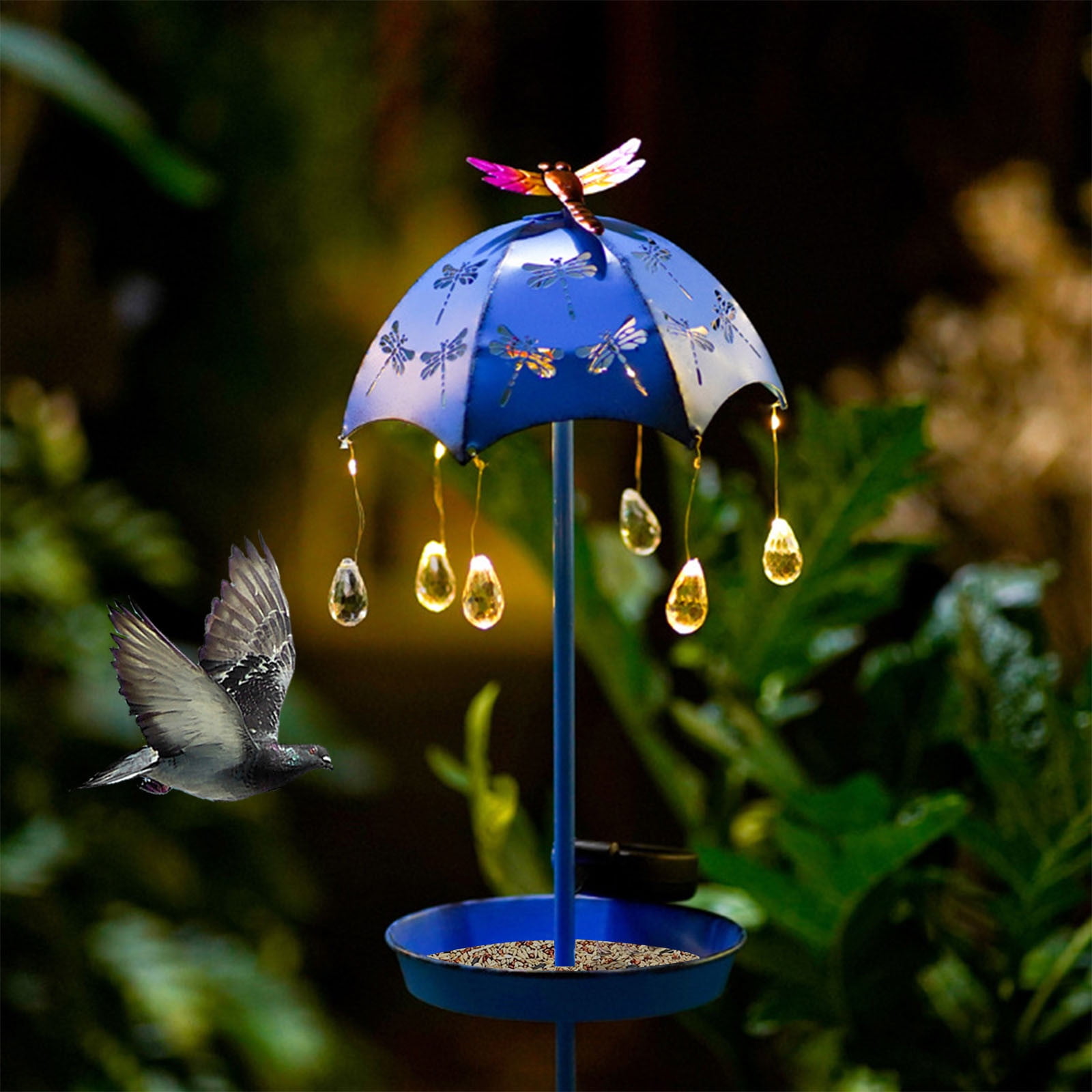 Clearance！Solar Bird Feeder, Hummingbird Feeder for Outdoors Solar Bird ...