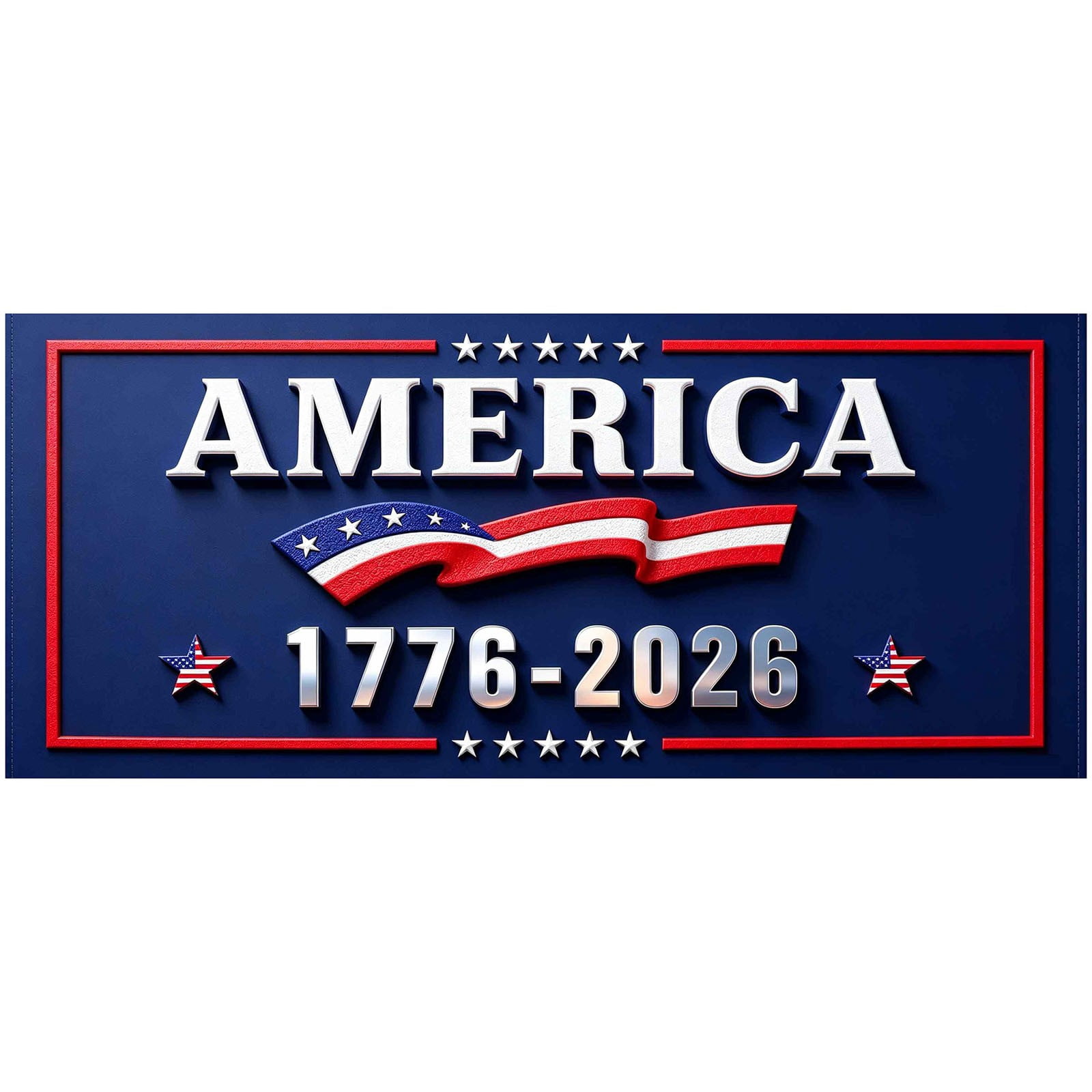 Clearance! Soovim 250 Anniversary USA Banner Flag Banners Outdoor ...