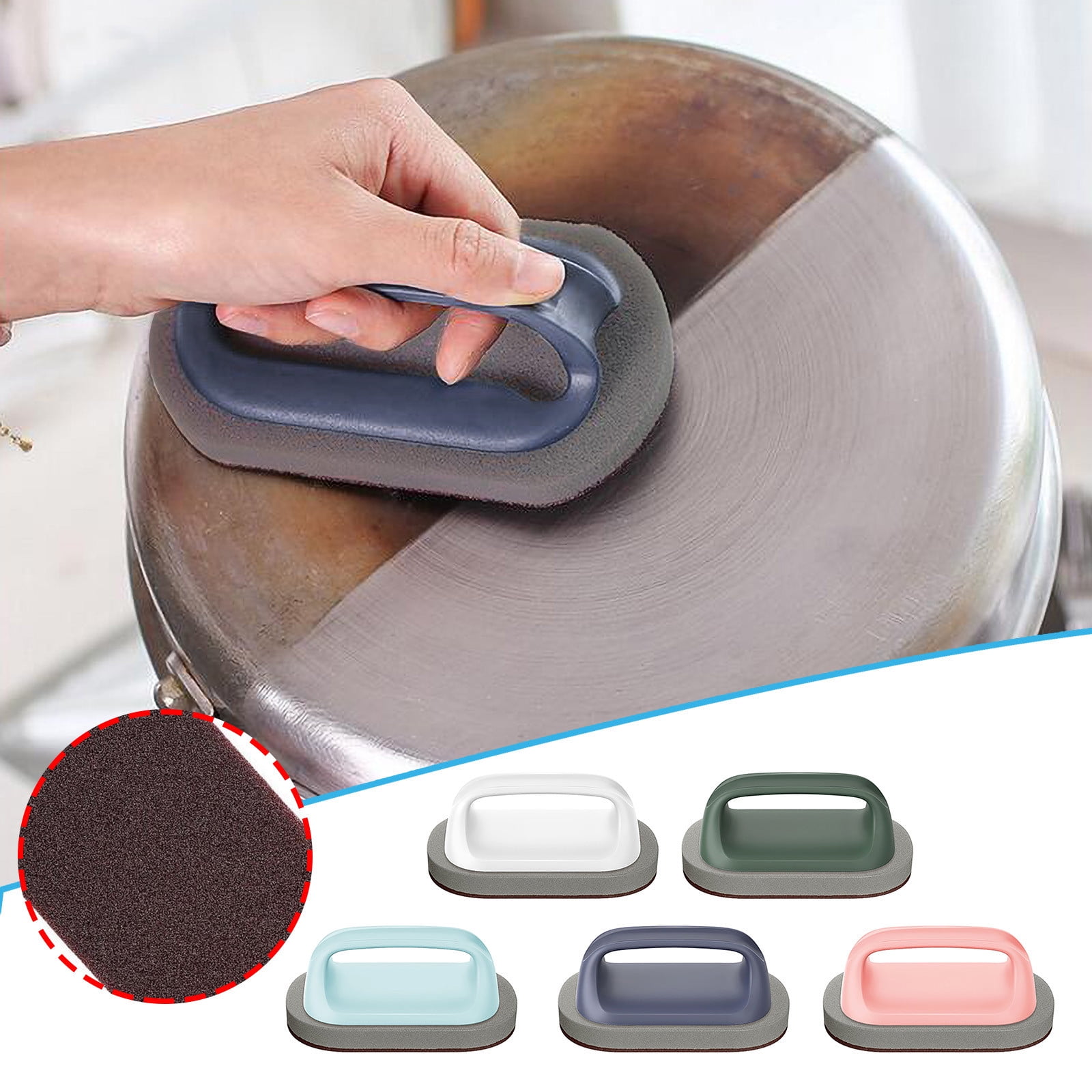 Clearance! Sponges Kitchen Eguiwyn Emery Dishwashing Sponge Wipe Nano ...