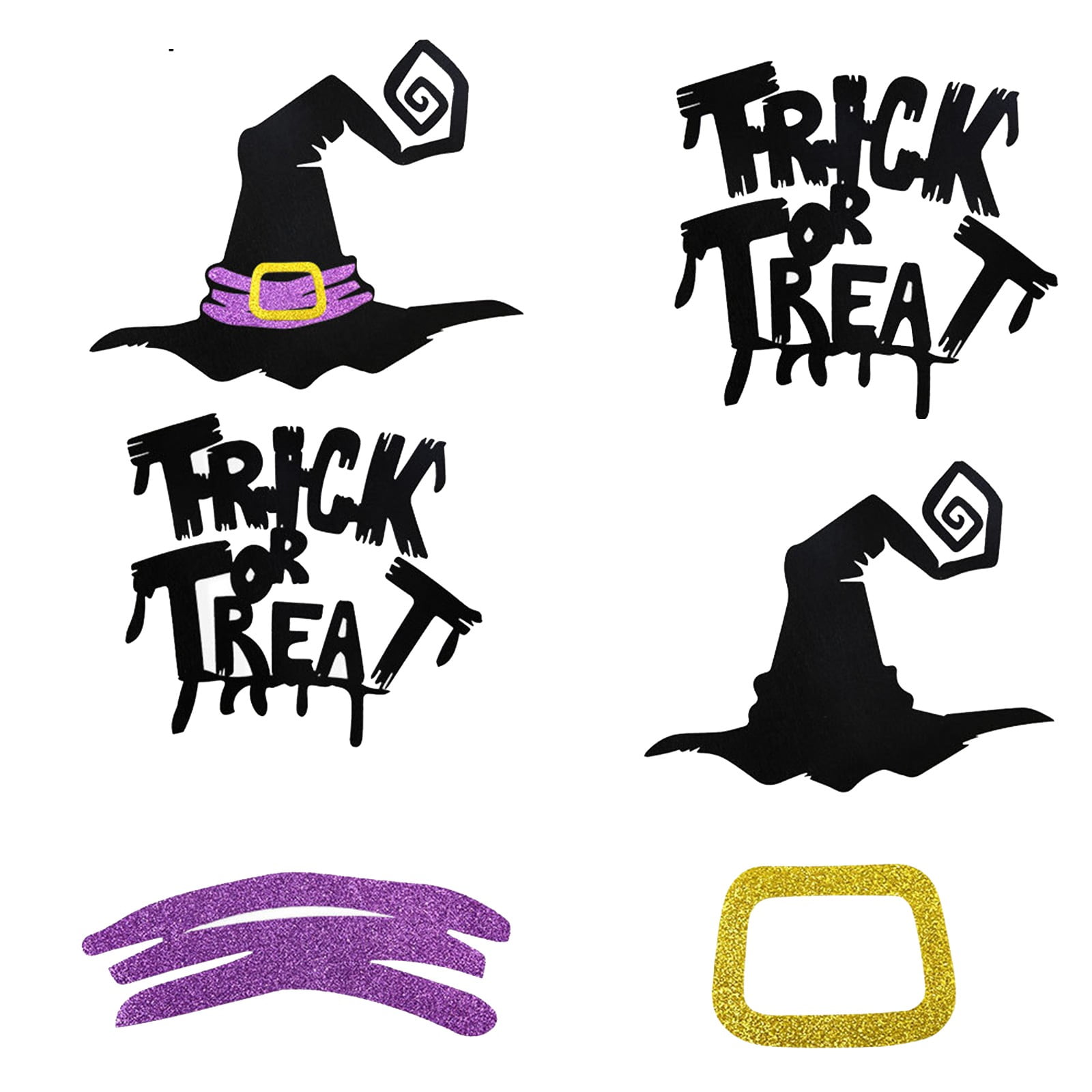 Clearance Stickers under $5,Halloween Face Door Decal Fun Halloween ...