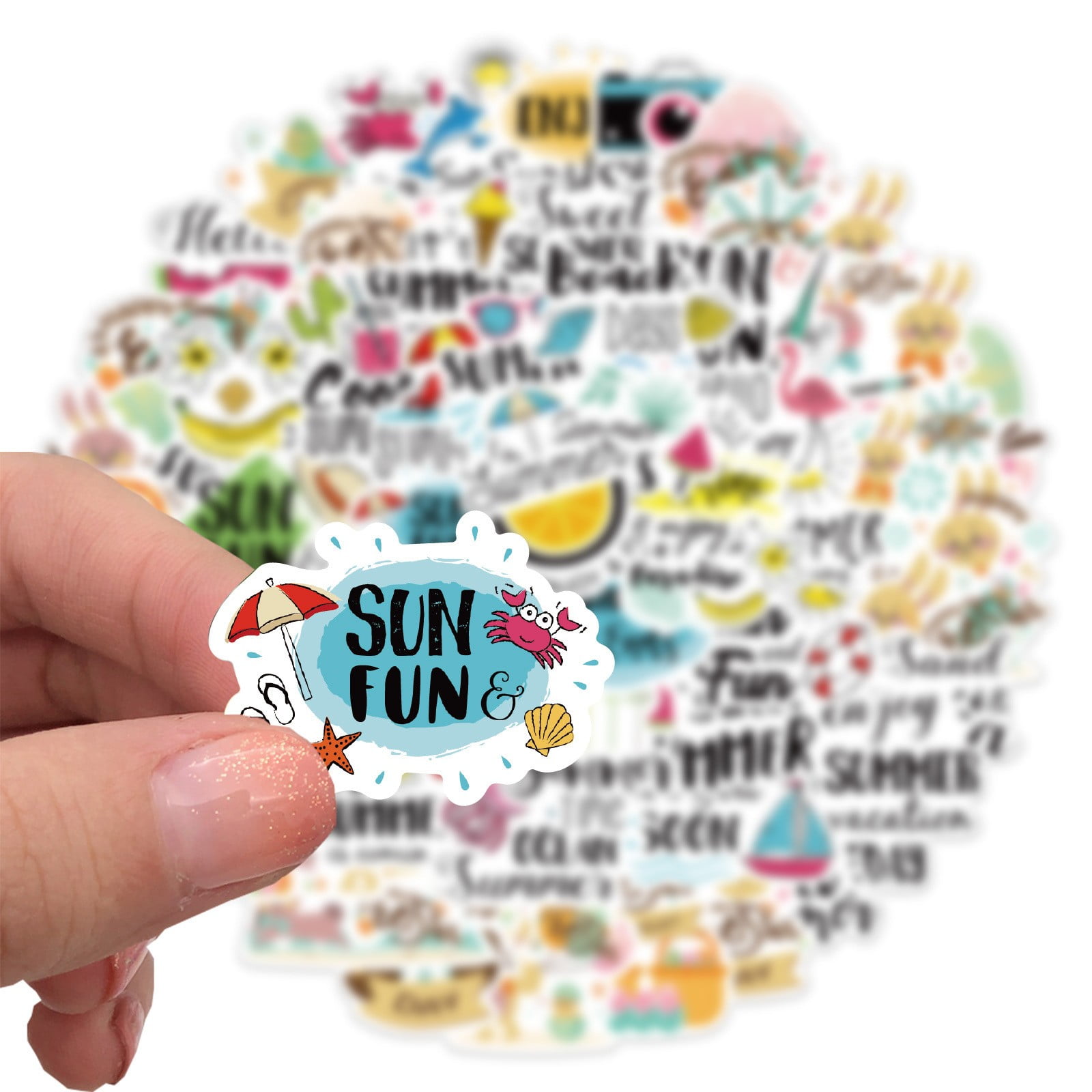 Clearance Stickers under $5,Holiday Small Fresh Sticker Luggage Guitar ...