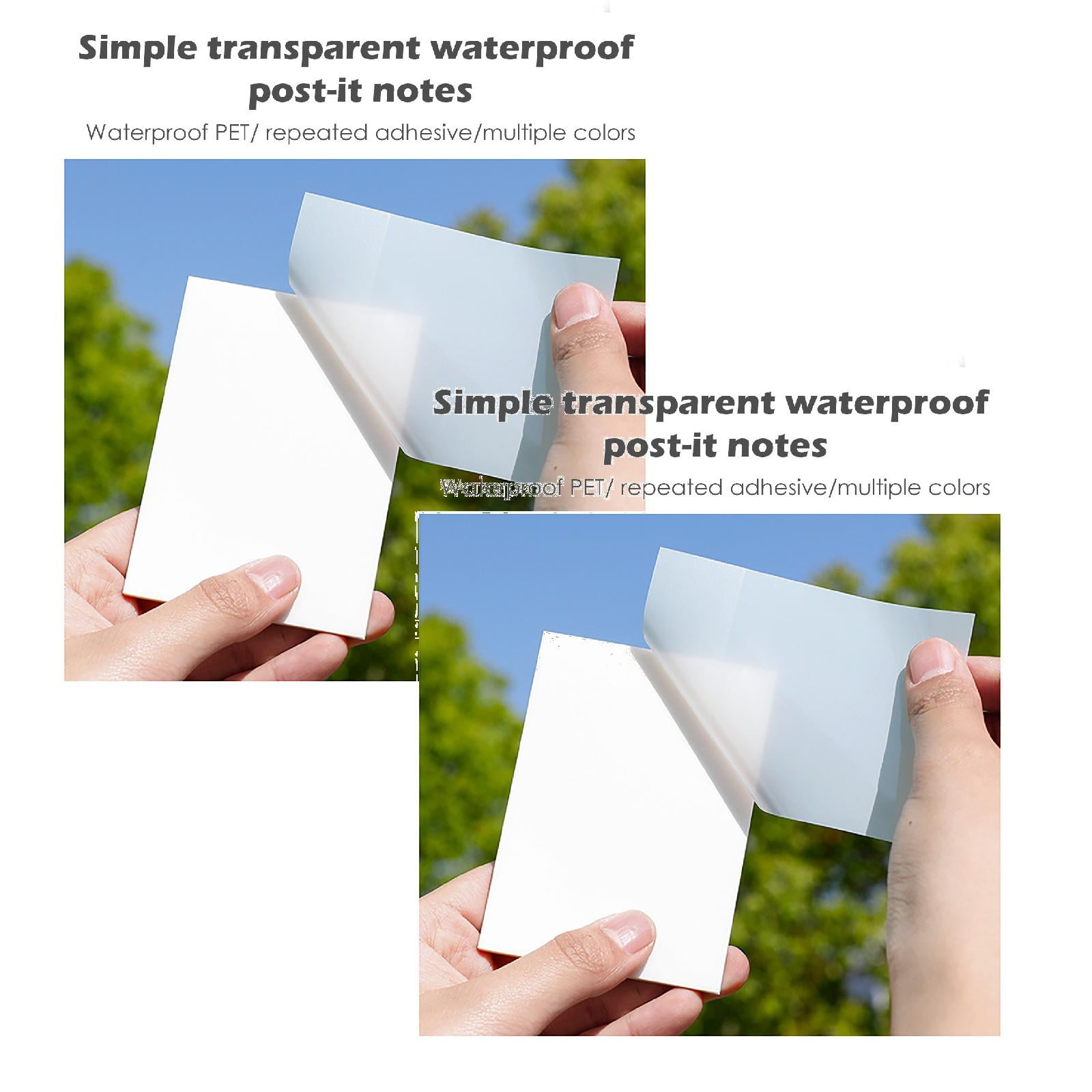 Clearance Sticky Notes under $5,Transparent Sticky Notes Clear Sticky ...