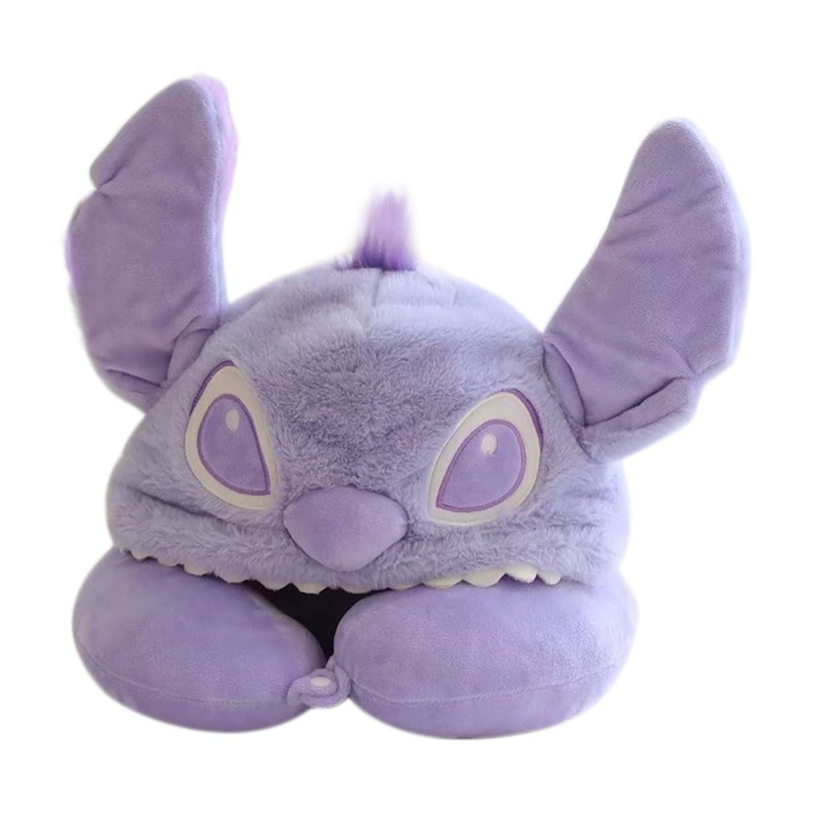 Clearance Stitch Stuff Cartoon Stitch Plush U-Shaped Pillow Hooded Neck ...