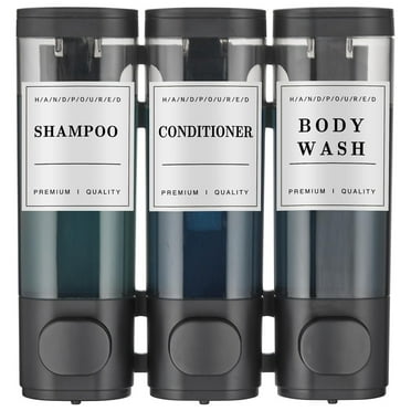 LASIEYO Wall Mounted Shower Soap Dispenser, Gel Storage Box Bathroom ...