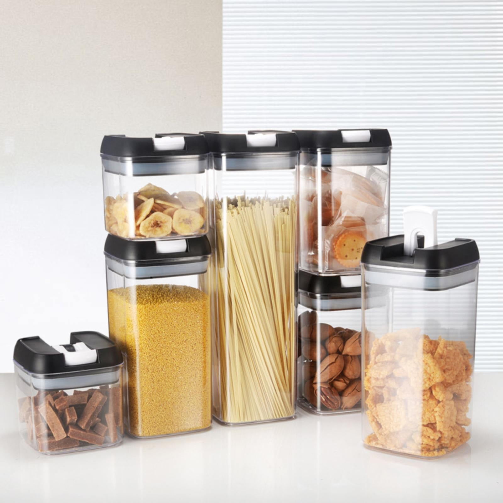 Clearance! Storage Containers Seven Set of Grain Storage Boxes Easy ...