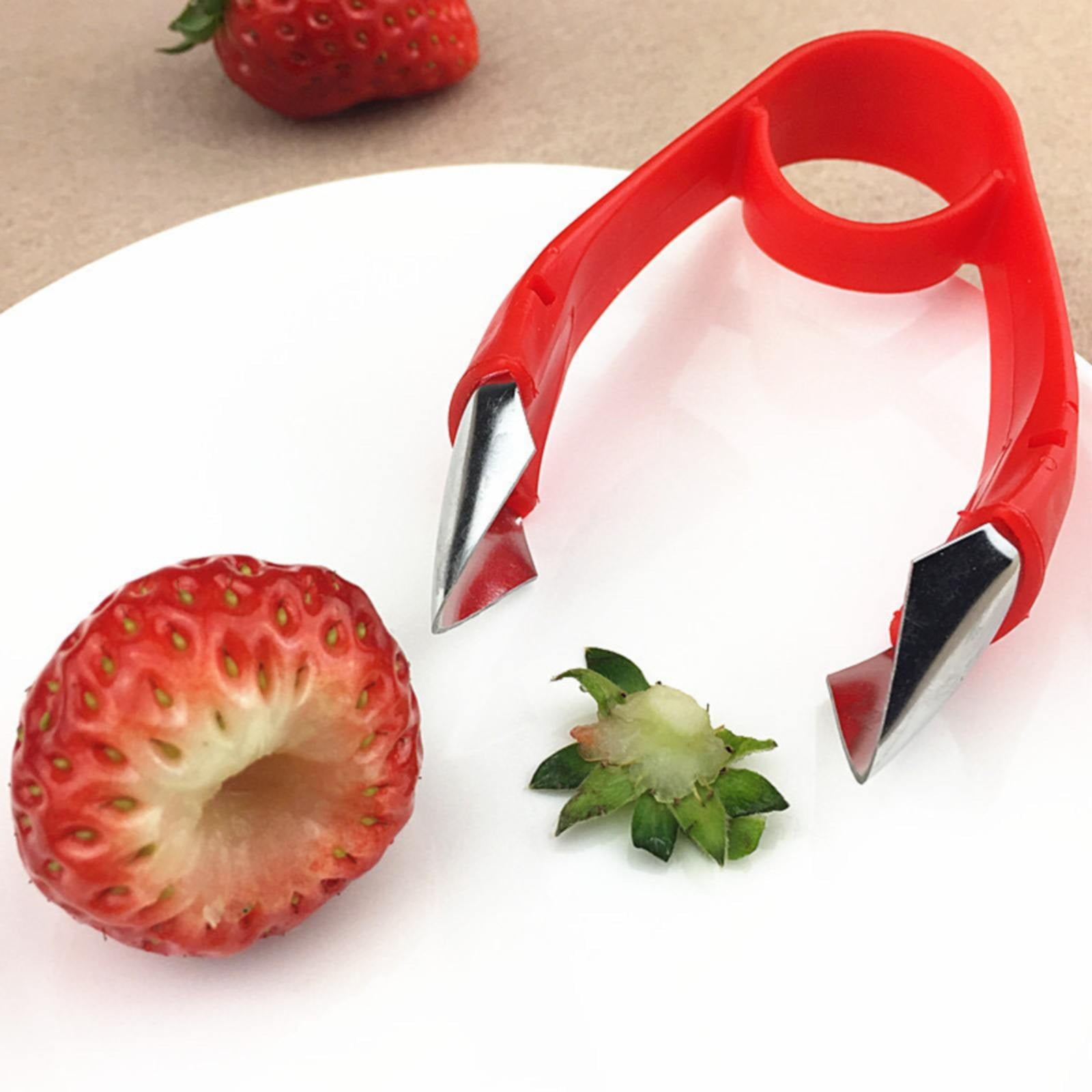 Clearance Vegetable Cutter Strawberry Corer Stem Tool Strawberry Core ...