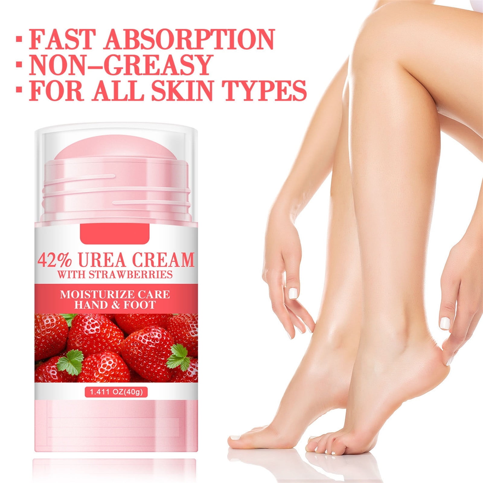 Clearance Strawberry Hand And Foot Care Stick Moisturizes And Hydrates