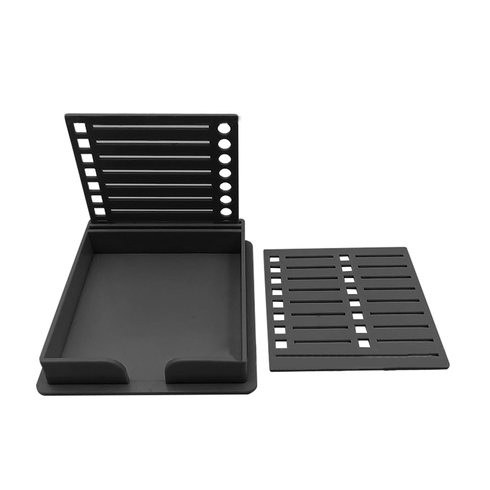 Sunggoko Sticky Note Dispenser Post it Note Holder Holder With Stencil ...