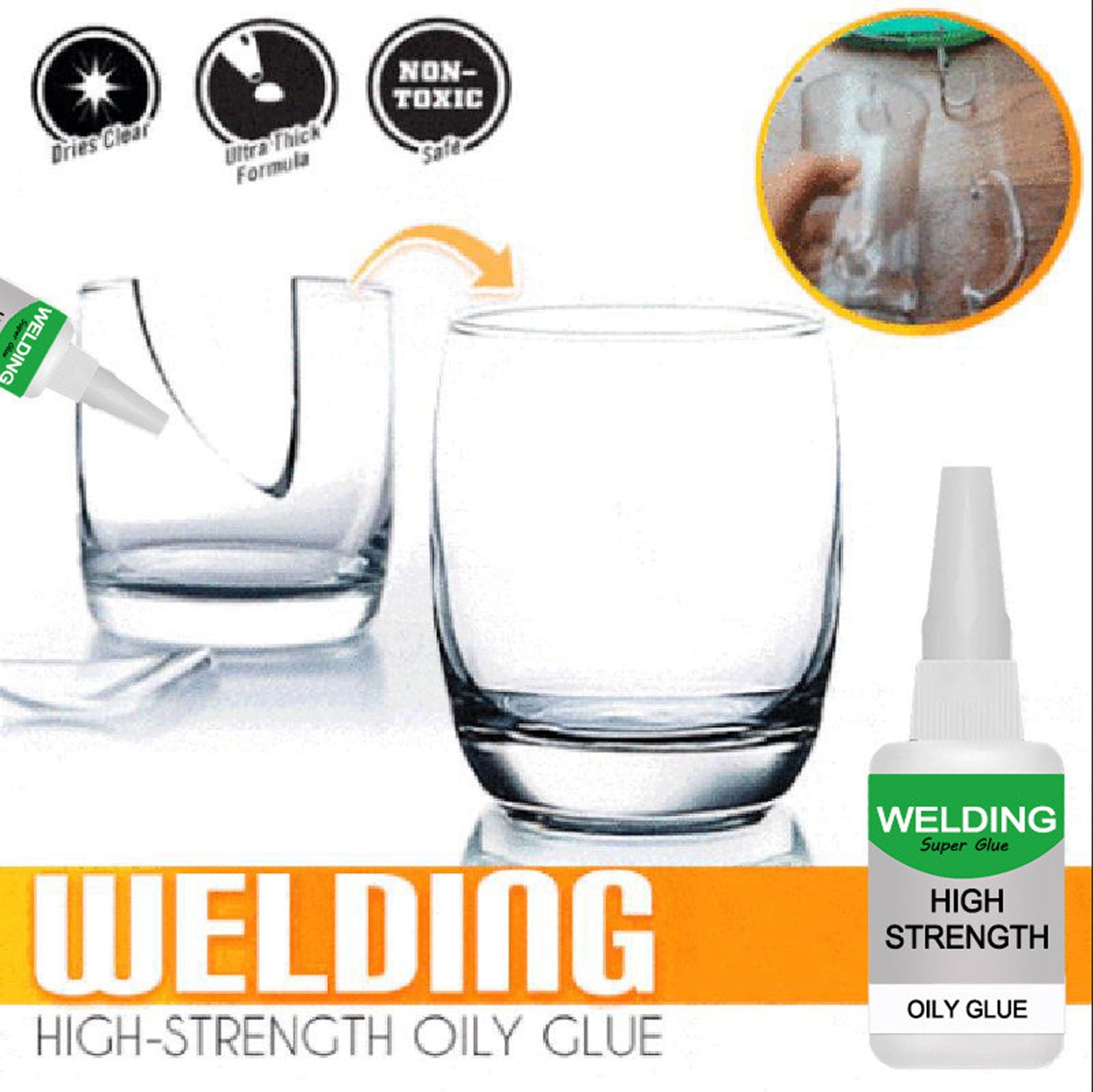 Clearance, Super Strong Resin Adhesive, 50ml Plastic, Ceramic, Metal ...