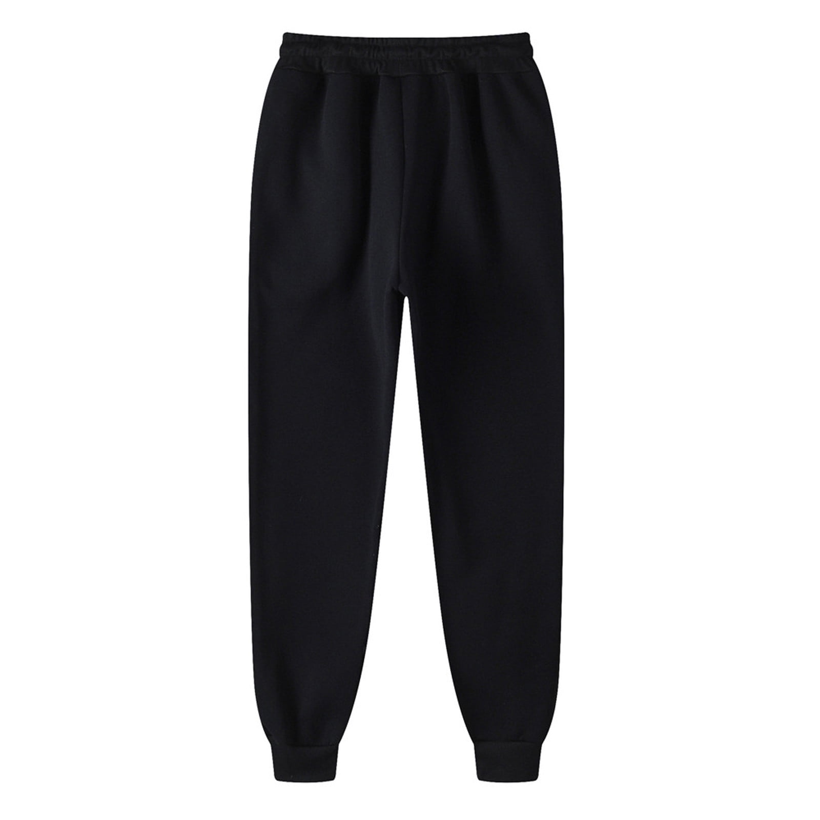 Men's Jogger Fleece Sweatpants, Casual Loose Cozy Long Pants with ...