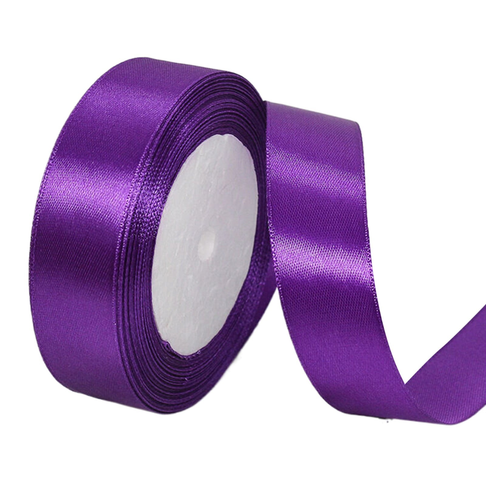 Clearance Syinda Solid Satin Ribbon 25 Yards Roll for Wedding Sewing ...
