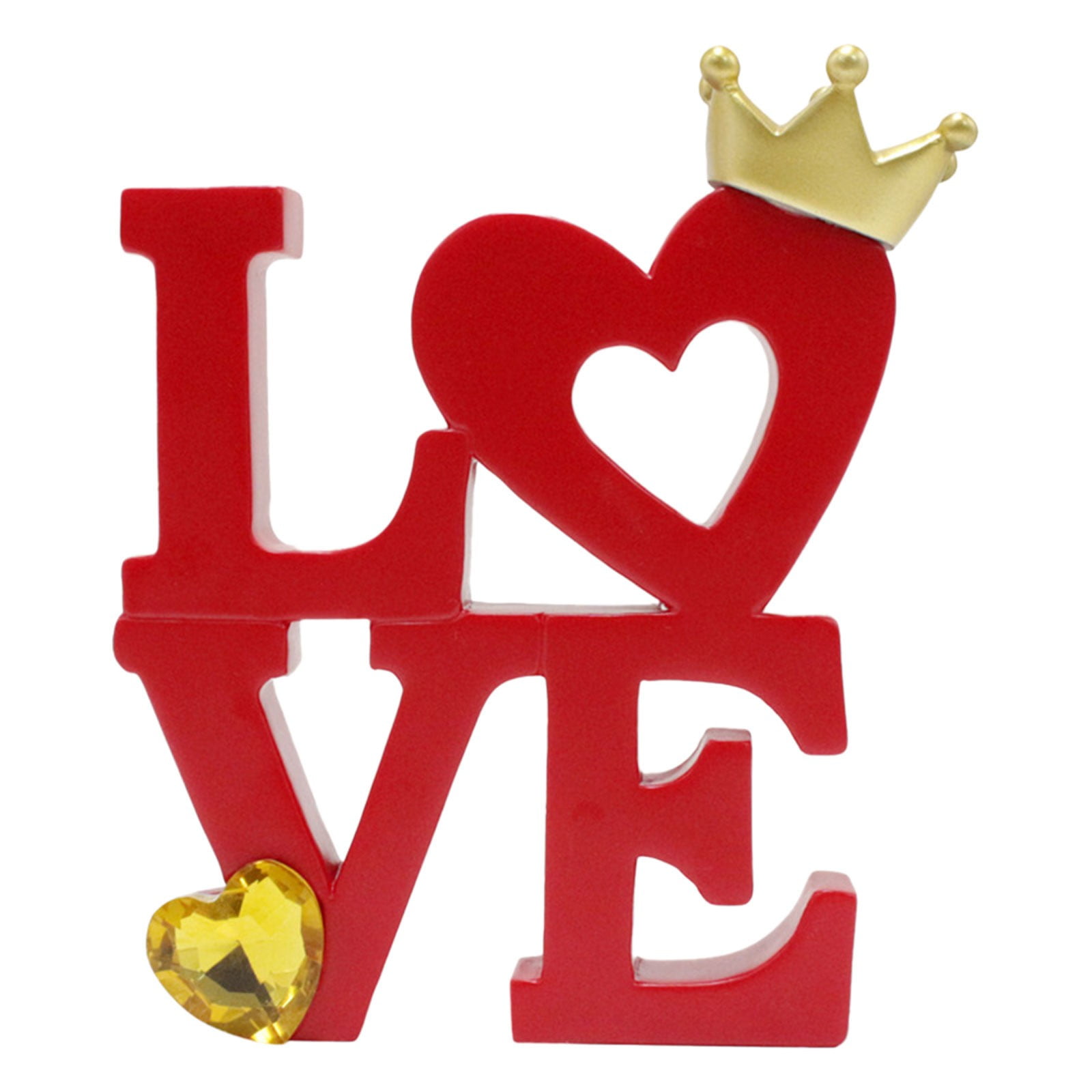 Clearance Syinda Valentine's Day Gifts Red LOVE Table Decor Valentine's ...