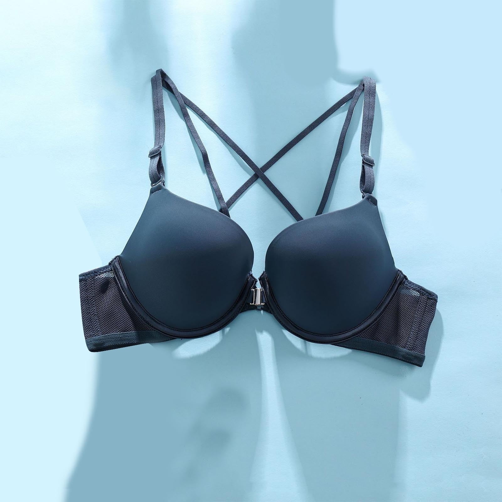 Clearance Sales Deals TMOYZQ Women's Front Closure Bra Underwire ...