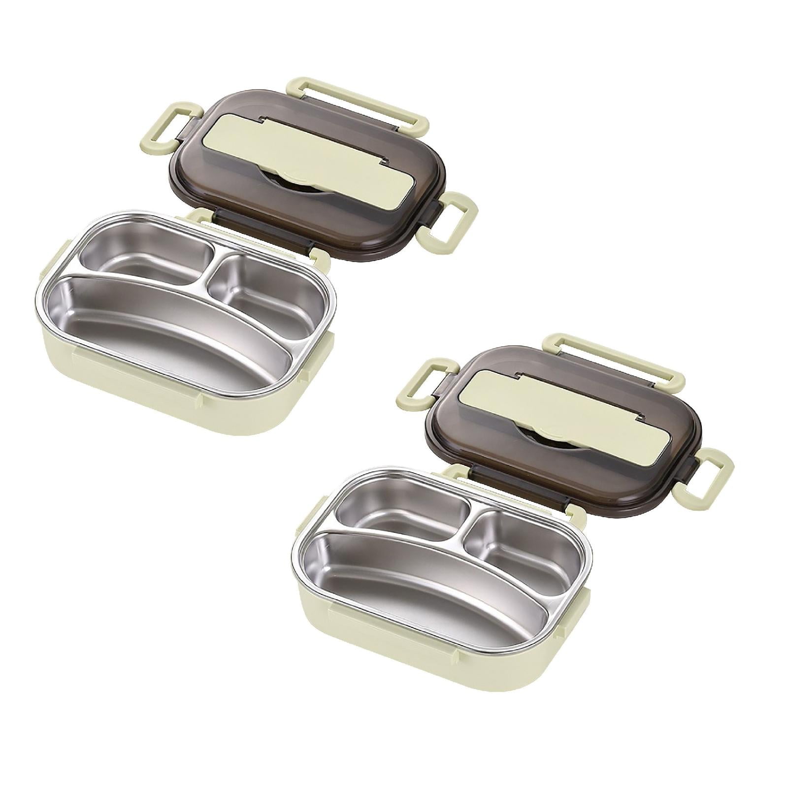 Clearance Tableware under $20 Stainless Steel Split Fast Food Bento Box ...