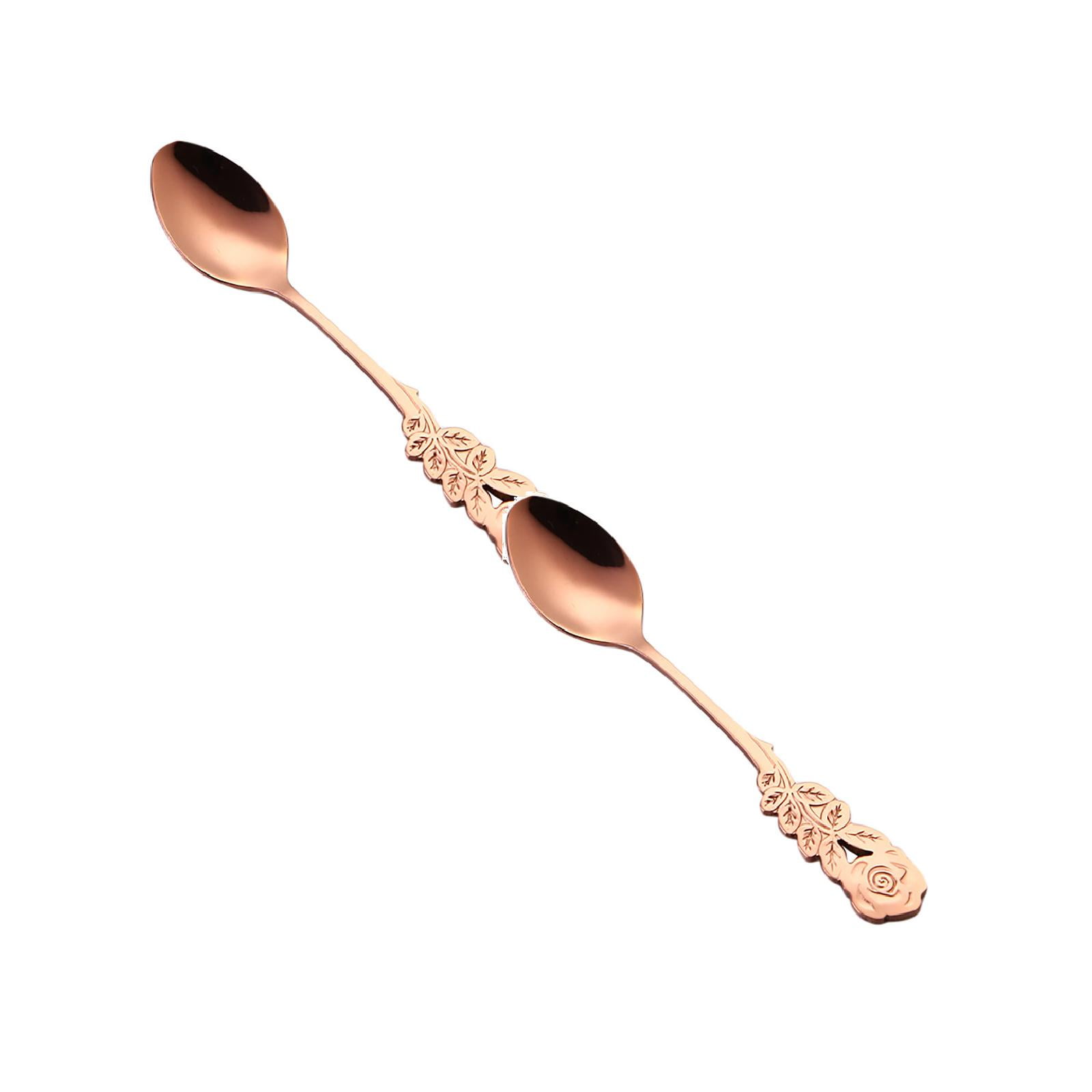 Clearance Tableware under $7 Stainless Steel Flower Spoon Coffee Tea ...