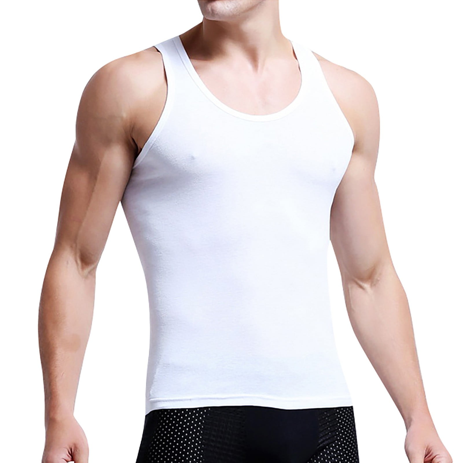 Clearance Tank Tops For Men Summer Tank Shirts Sleeveless Casual Tight ...