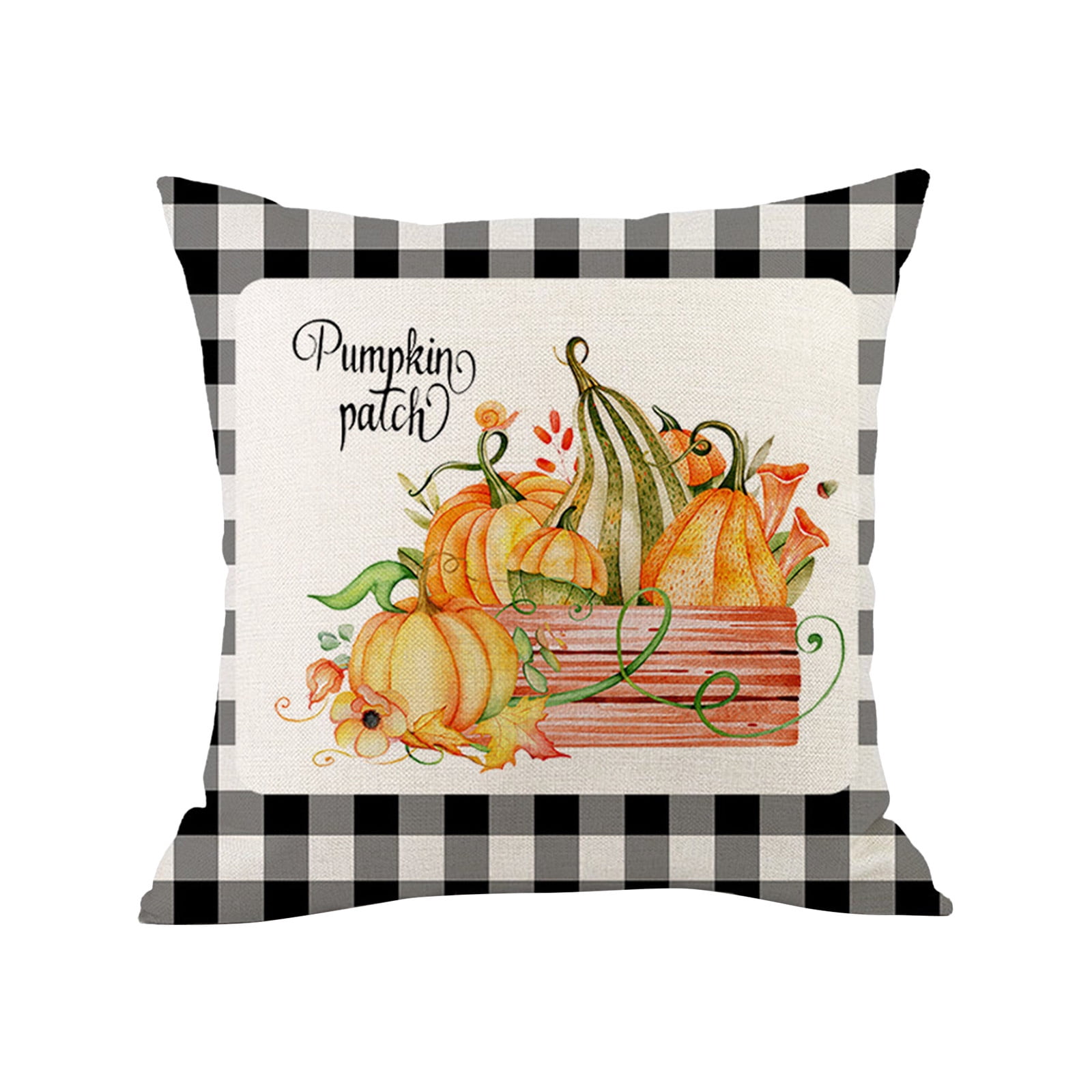 Clearance！Thanksgiving Pumpkin Throw Pillow Cases,Fall Decor Pillow ...