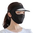 Clearance! Thin Breathable Sunscreen Full Face Mask Summer UV n Hat ...