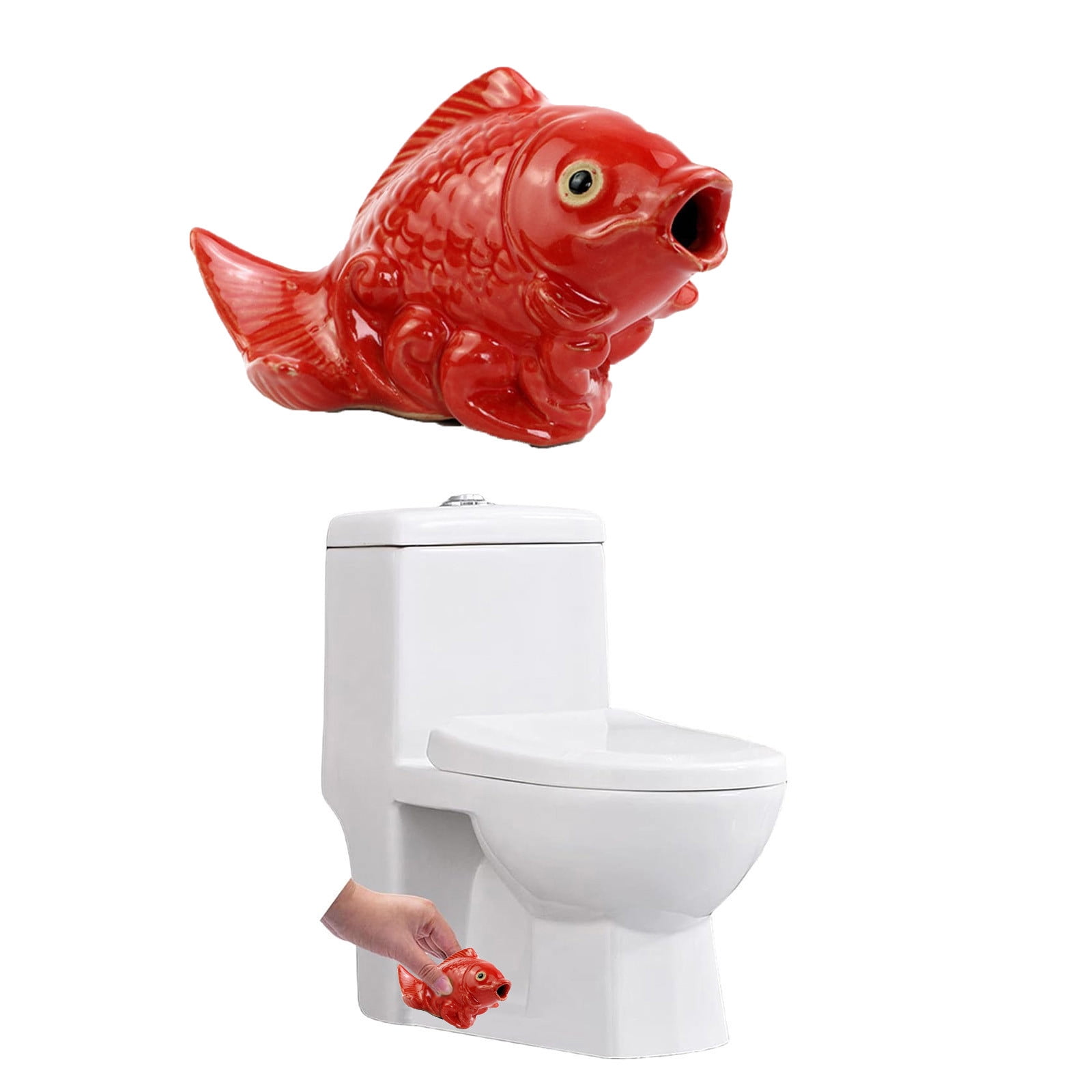 Clearance! Toilet Bolt Covers, Fish Decorative Toilet Bolt Covers ...