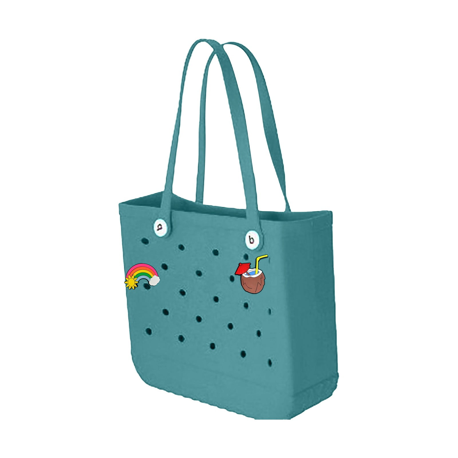 Clearance Tote Bag for Women Large Capacity Rubber Beach Bag Waterproof ...