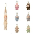Clearance Toy Popmart Labubu 7Pcs POP MART Labubu Macaron Plush Keychain - Limited Edition ...