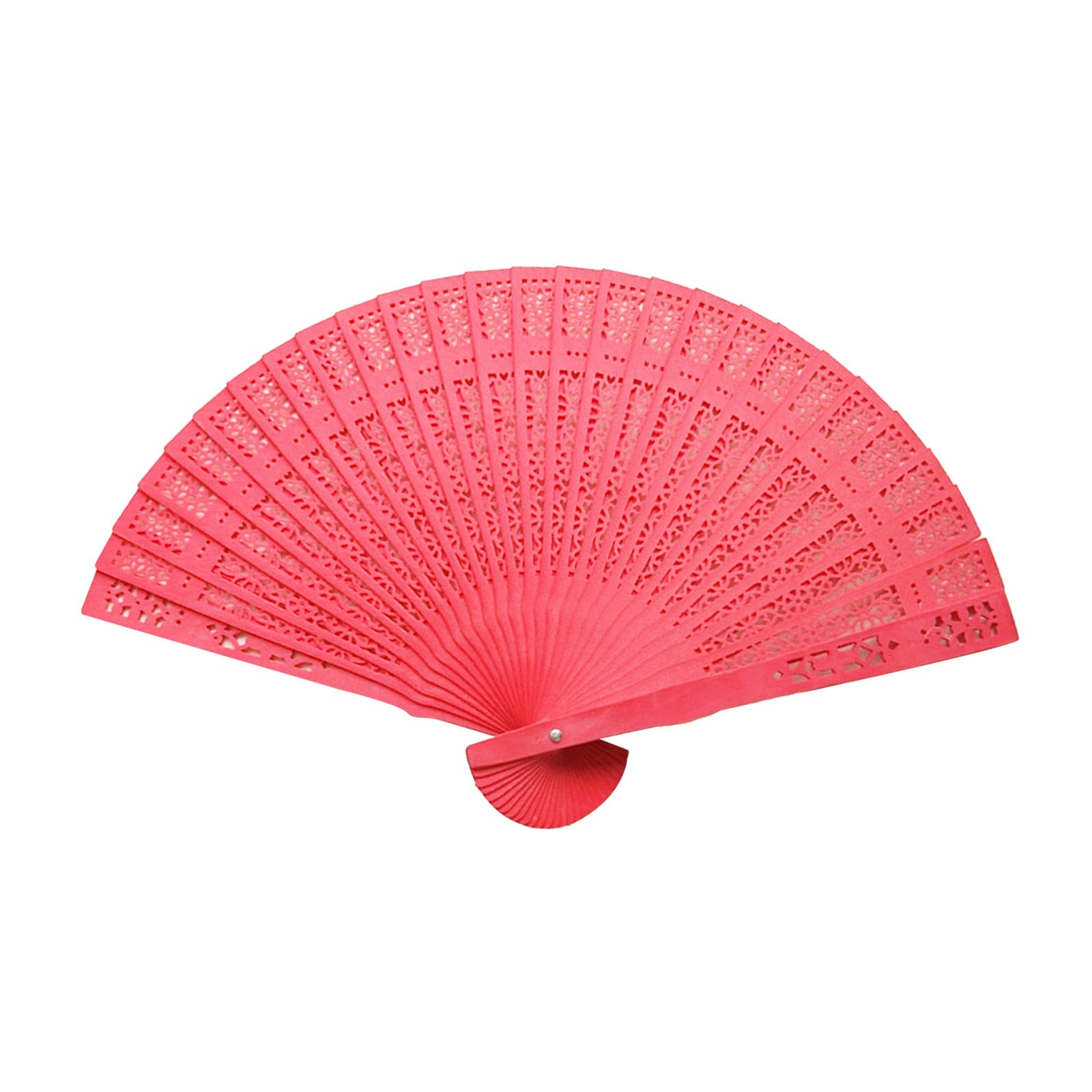 Clearance! Toyeng Wood, Colorful Floral Wooden Hand Fan Candy Colored ...