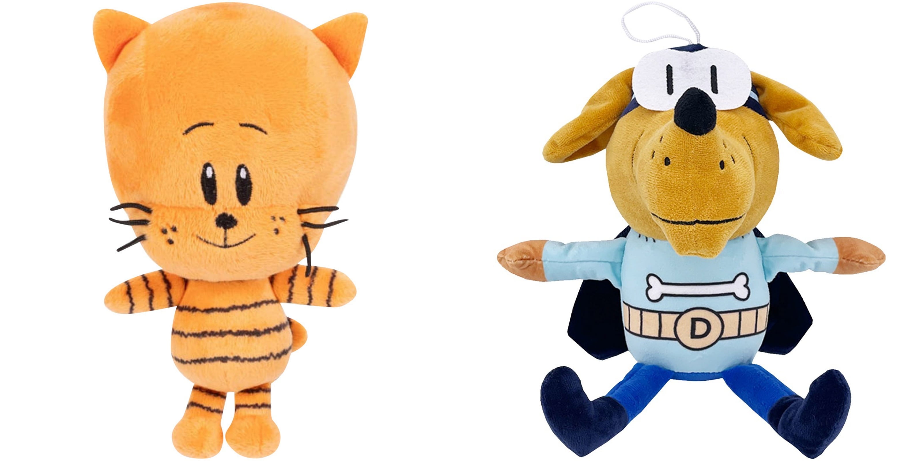 Clearance Toys 2 Pcs Dog Man Movie Plush - Dog Man and Lil Petey Plush ...