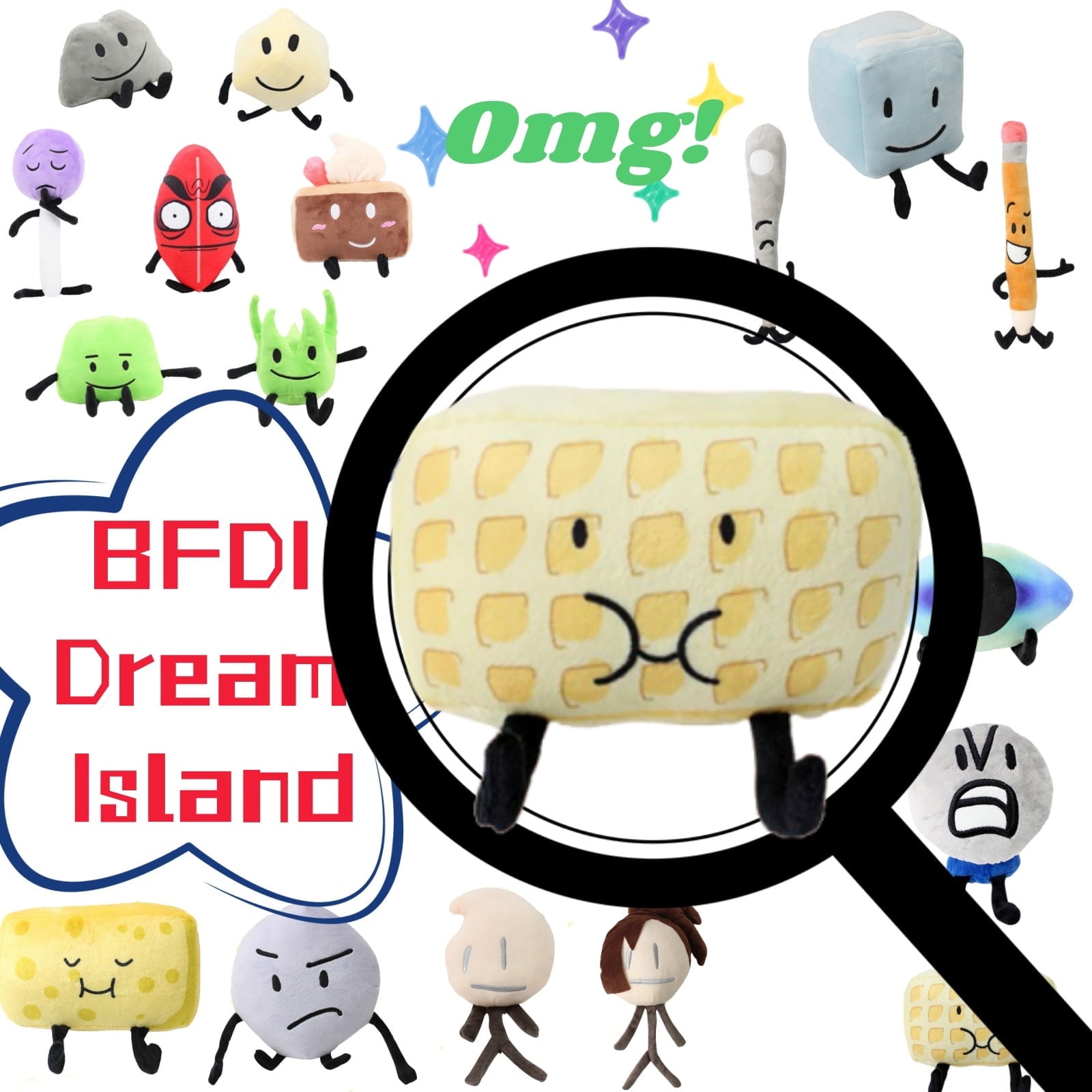 Clearance Toys Battle For Dream Island, Bfdi Plushies, Battle for Dream Island Plush, Plush ...