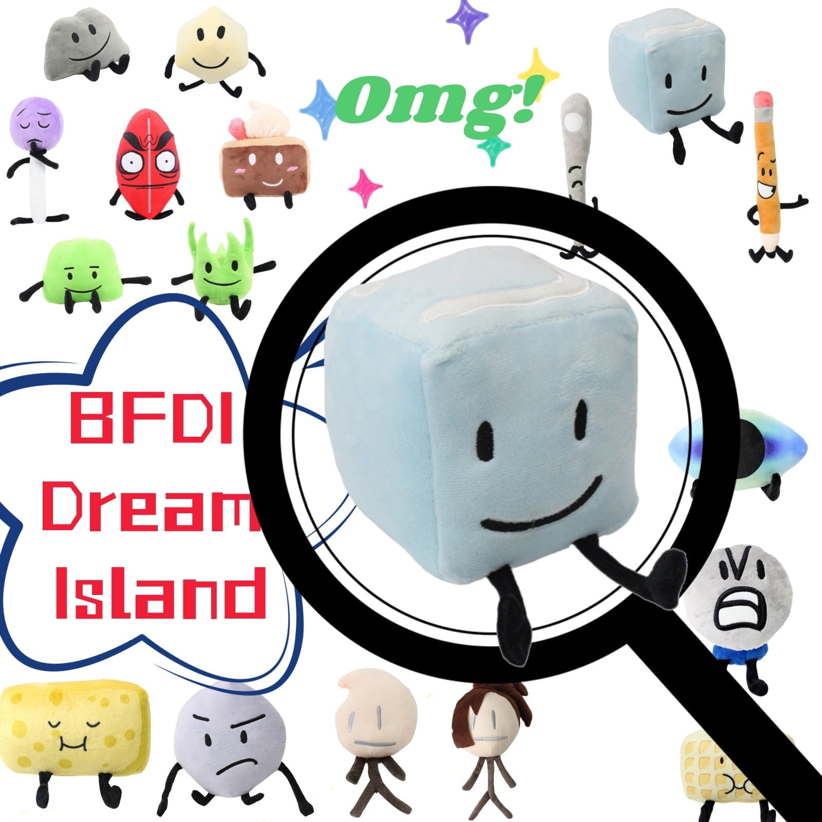 Clearance Toys Bfdi Plushies 2024 Battle For Dream Island Plush Toys ...
