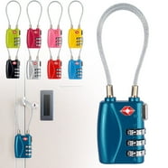 Combination Locks, AMIR Long Shackle 4 Digit Code Resettable ...