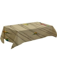 Glory Season Rustic Tablecloth Classic French Village Printed Linen ...