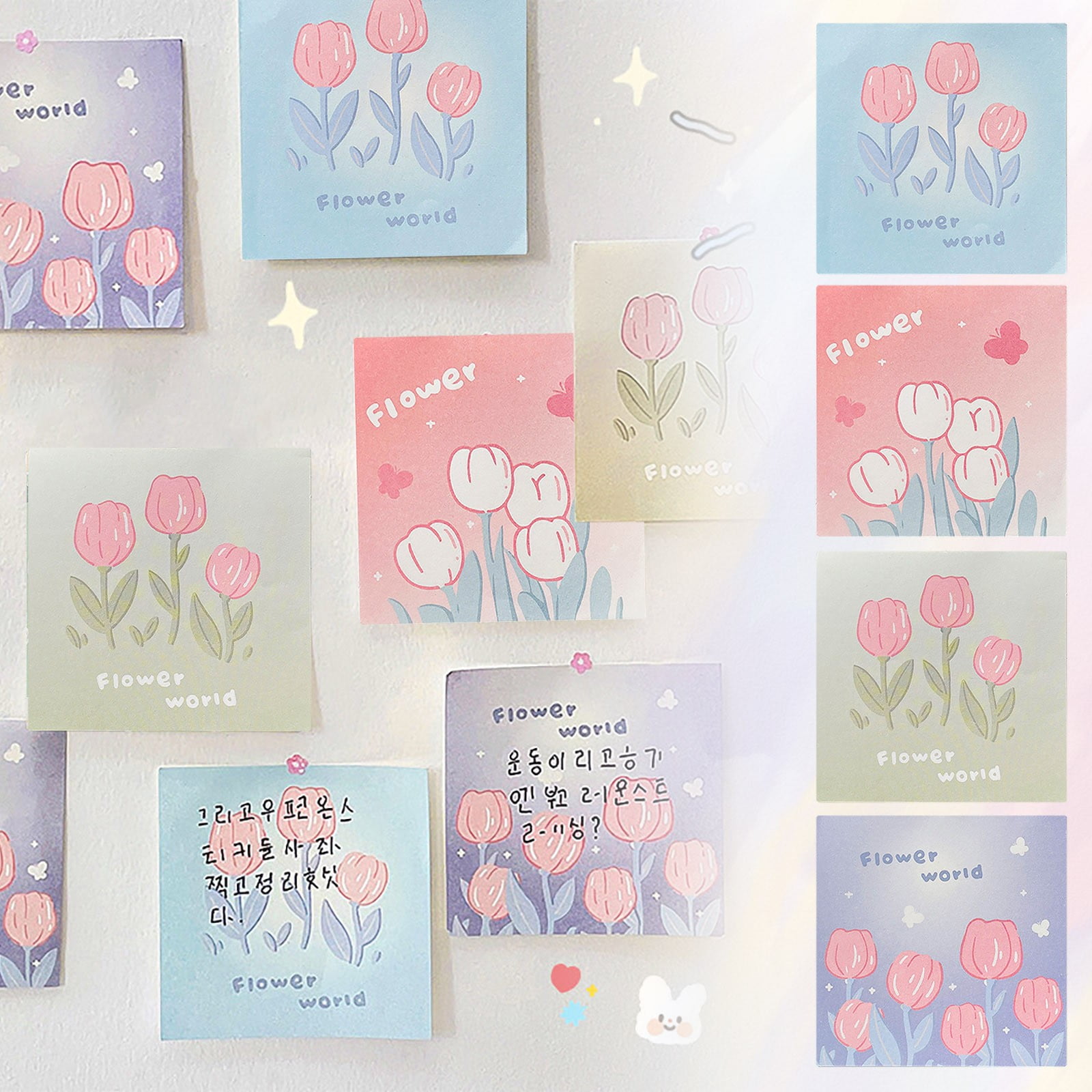 Clearance! Tulip Sticky Note Student High Value Tearable Non-Sticky ...