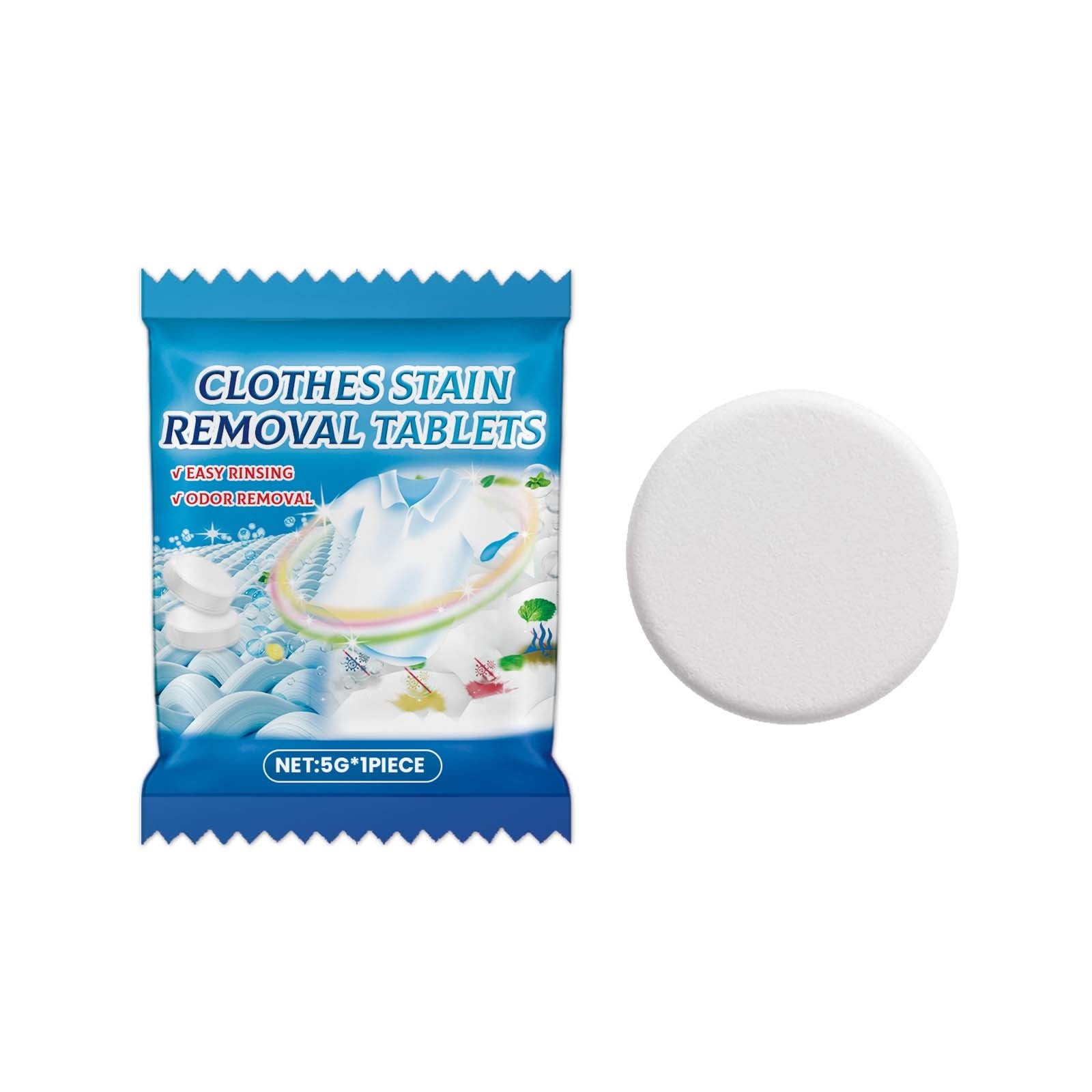 Clearance Tunhigl 10Count Clothes Stain Removal Tablets Clothes ...