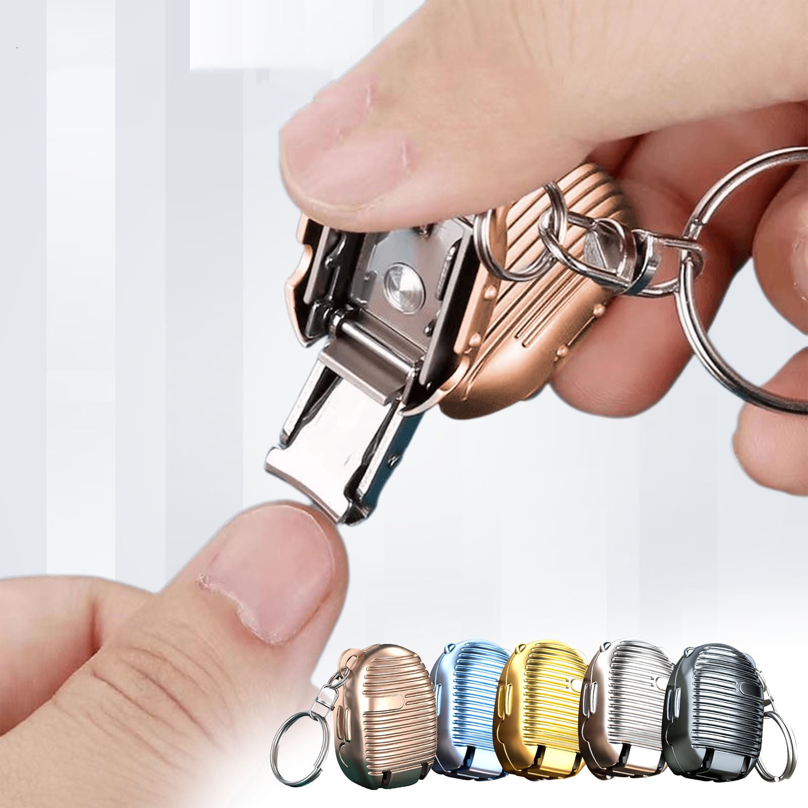 Clearance!Tupukom Stainless steel Nail Clippers Folding Keychain,High ...