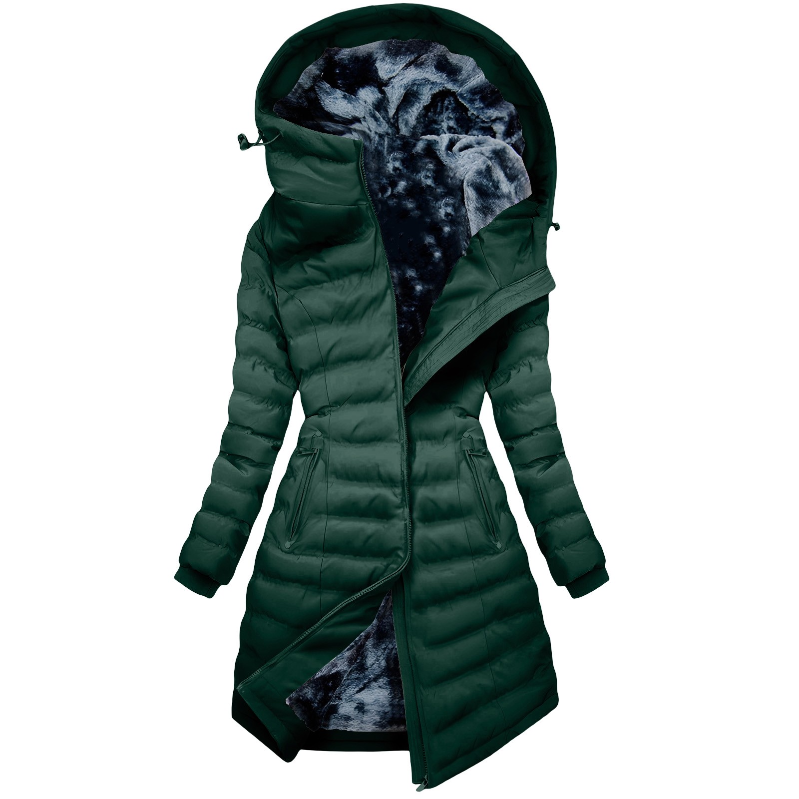 Turilly Womens Jackets Ladies Women's Thin and Thin Mid-Length Knee ...