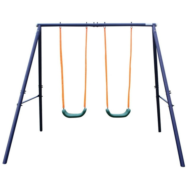 Clearance! Two-Station Swing Set for Children - Double the Fun Swing ...