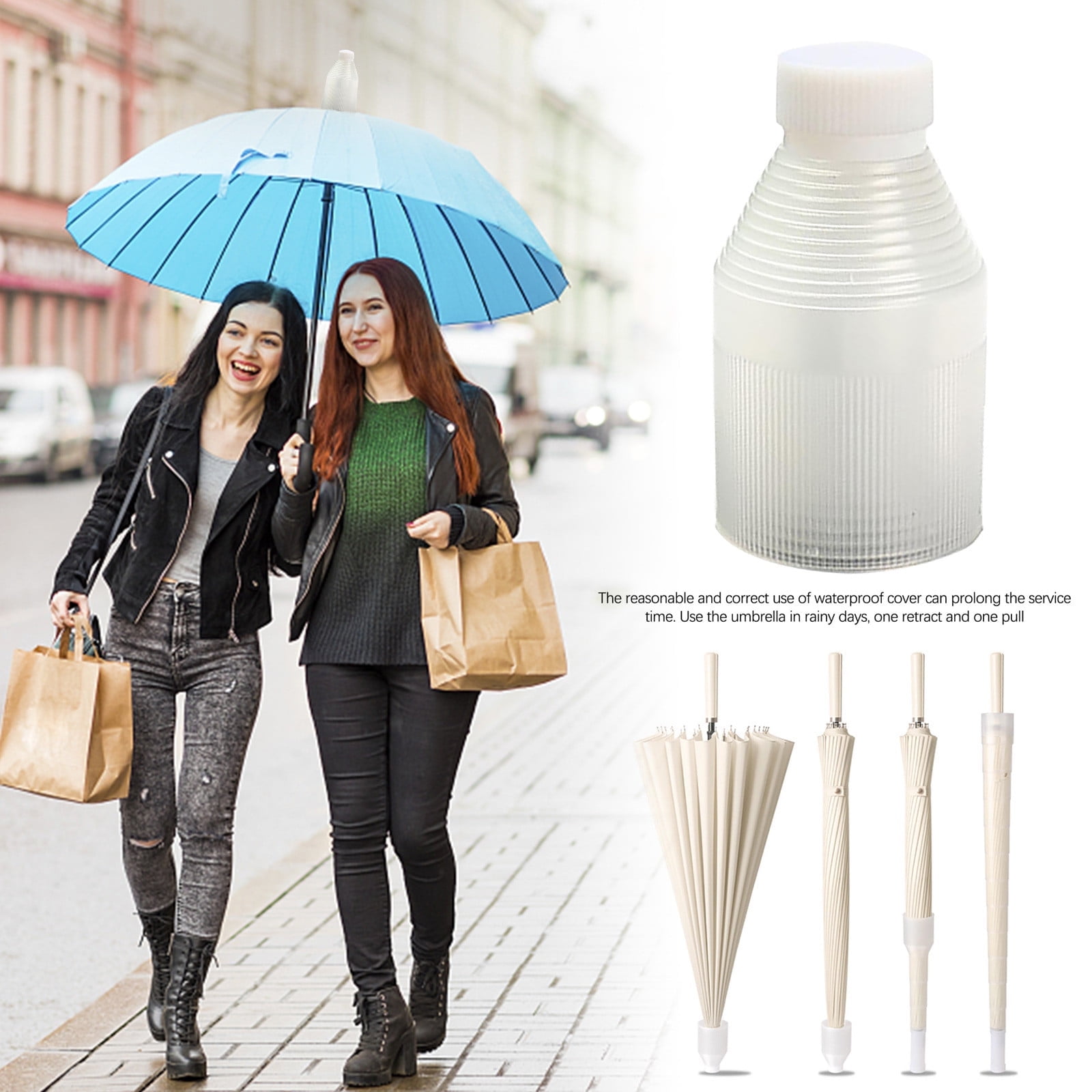 Clearance Umbrella Cover Drip Telescopic Cover Portable Umbrella ...