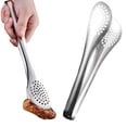 Clearance Under $1.19 Kitchen Tongs Stainless Steel Slotted 9 Inch for ...